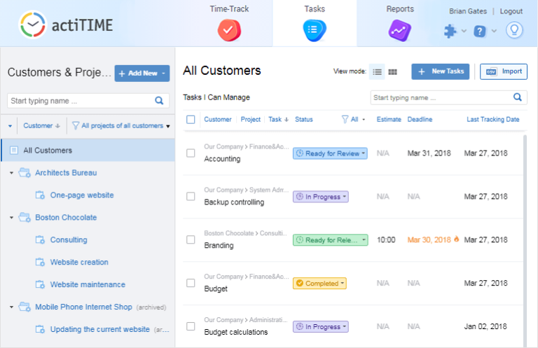 Law Firm Time Tracking with actiTIME