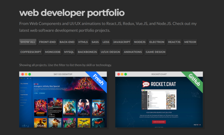 How to Build Developer Portfolio & Get a Dream Job