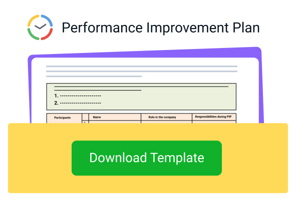 Performance Improvement Plan Template (+ Productivity Tips)