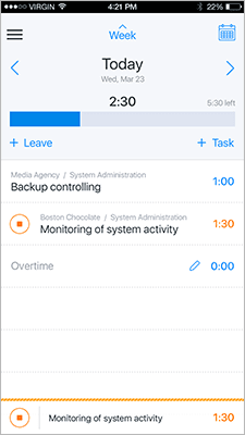 Getting Started with actiTIME Mobile Timesheet