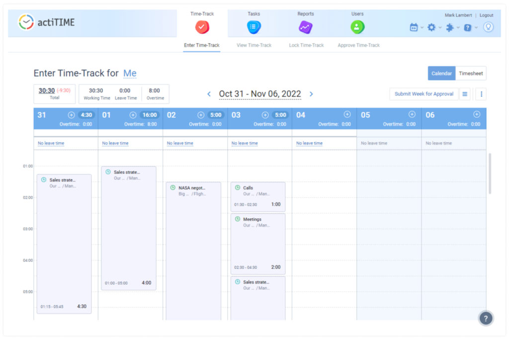 Set Up Work Structure and Settings in actiTIME