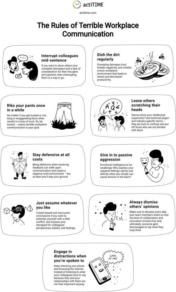 The Dos and Don’t of Workplace Communication: Infographics